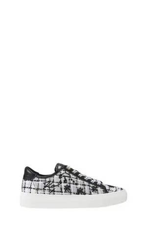 Karl Lagerfeld Paris Logo Lace Up Sneakers