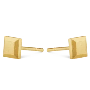 7879 Square Bullion Stud Earrings