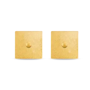 7879 Square Bullion Stud Earrings