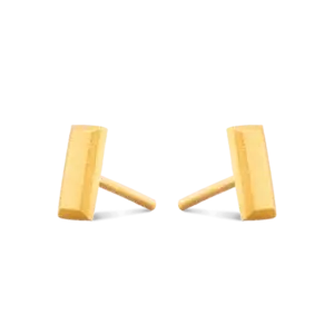 7879 Mini Bullion Bar Stud Earrings