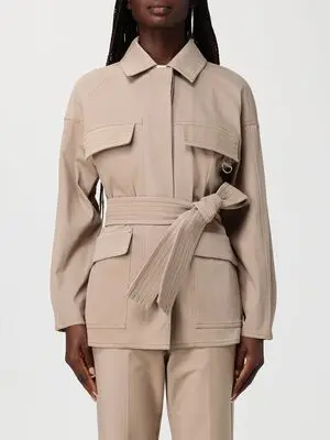 Max Mara Belted Safari Jacket - Beige