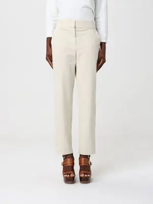 Max Mara Cropped Crepe Trousers - Cream