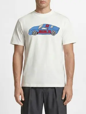 Moschino Printed Cotton T-shirt - White