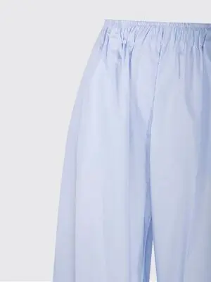 THELATEST Wide Leg Stretch Cotton Trousers