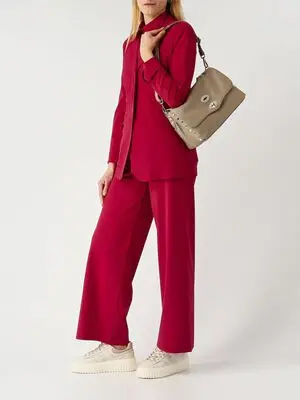 Max Mara Lagoraio Stretch Jersey Trousers - Ruby