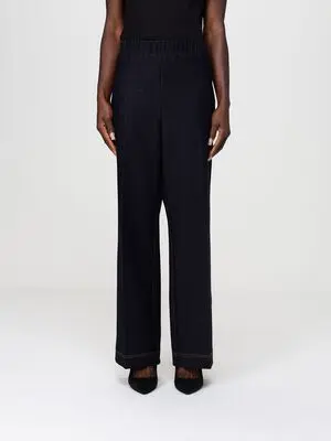 Max Mara Cotton Trousers - Blue