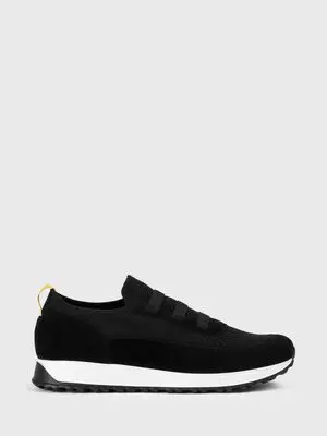 DOUCAL'S Technical Fabric And Suede Sneakers - Black