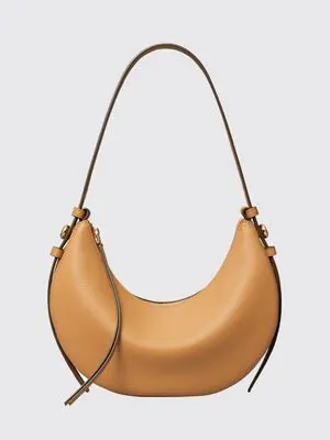 Tory Burch Tory Burch Romy Grained Leather Shoulder Bag Brown