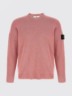 Stone Island Cotton Crew Neck Sweater - Pink