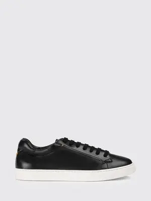 DOUCAL'S Low Top Leather Sneakers - Black