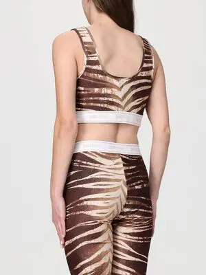 Just Cavalli Printed Crop Top