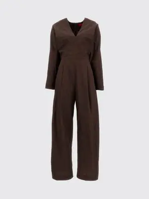 THELATEST Cotton Jumpsuit - Brown