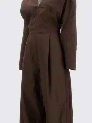 THELATEST Cotton Jumpsuit - Brown