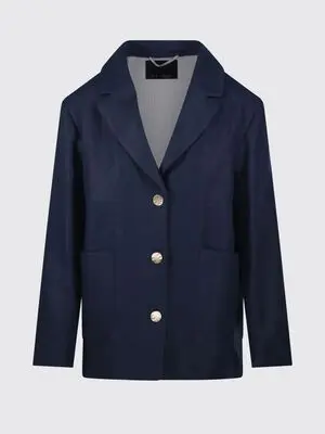 Max Mara Single-breasted Linen Blazer - Blue