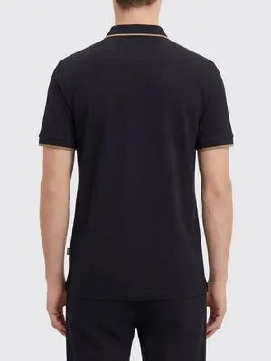 BOSS Cotton Polo Shirt - Black