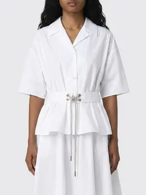 Max Mara Cotton Shirt With Drawstring Waist