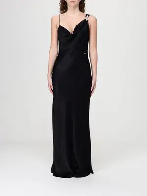 TWINSET Satin Slip Dress - Black