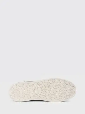 DOUCAL'S Technical Crochet Fabric And Leather Low Top Sneakers - Dove Grey