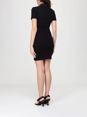 Versace Polo Shirt Dress - Black