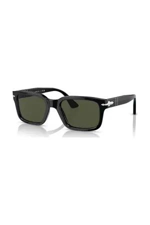 Persol Full Rim Rectangle Sunglasses - Green