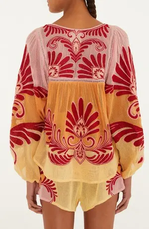 Farm Rio Arabesc Cover-up Shirt
