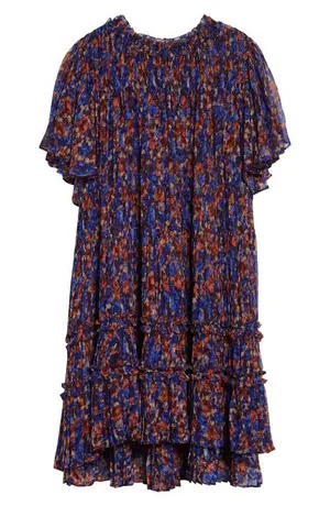 Ulla Johnson Ryla Floral Silk Shift Dress