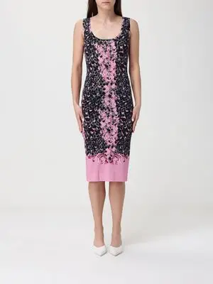 Versace Printed Jersey Midi Dress