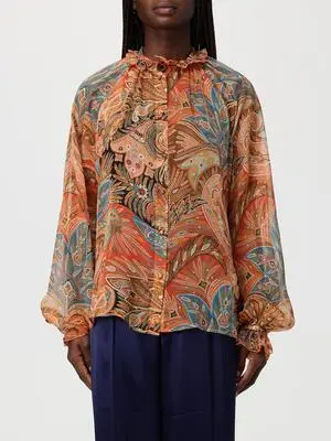 Etro Paisley Print Silk And Cotton Shirt - Multicolor