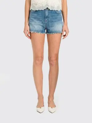 TWINSET Cotton Belted Shorts