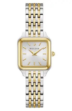 Bulova Classic Sutton Square Two-tone Bracelet Watch
