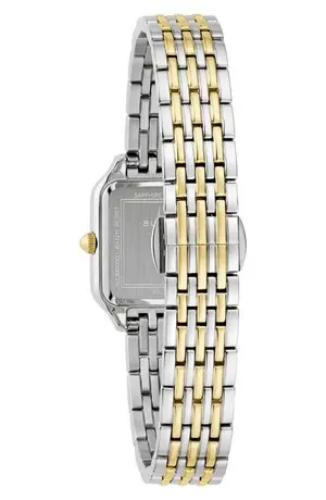Bulova Classic Sutton Square Two-tone Bracelet Watch