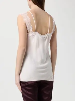 Pinko Lace Trimmed V-neck Camisole - Pink