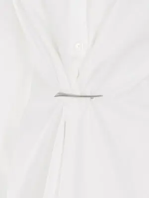 TWINSET Cotton Poplin Shirt - White