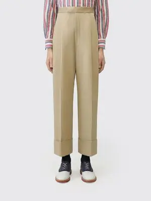 Thom Browne Thom Browne Cotton Gabardine Tailored Trousers Kaki