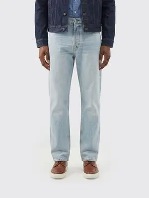 HAIKURE Cotton Denim Straight Jeans - Sky Blue