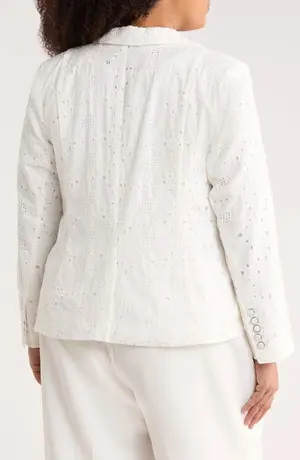 CECE DUPRAZ Eyelet Lace Blazer
