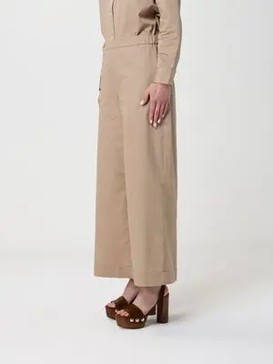 Max Mara Cotton Cropped Trousers - Camel