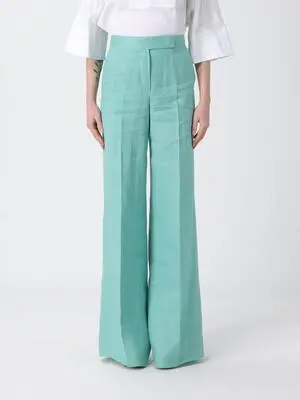 Max Mara Wide Leg Tailored Pants - Water