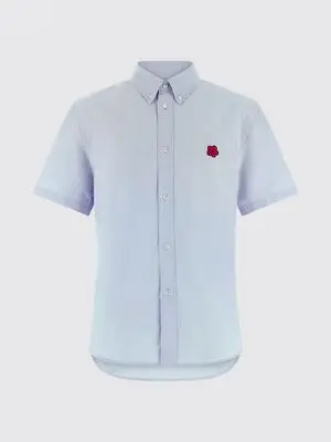 Kenzo Cotton Casual Shirt - Gnawed Blue