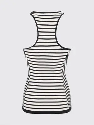 Elisabetta Franchi Striped Knit Tank Top