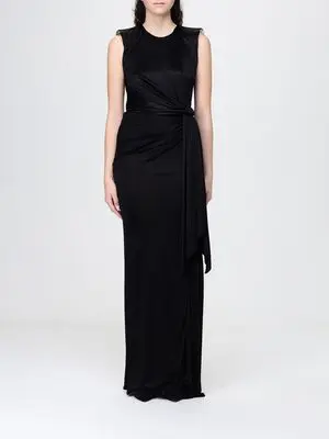 Elisabetta Franchi Sleeveless Draped Top - Black