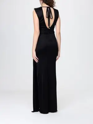 Elisabetta Franchi Sleeveless Draped Top - Black