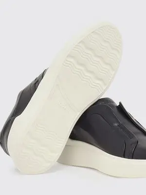 Hogan Nappa Leather Slip-on Sneakers - Navy