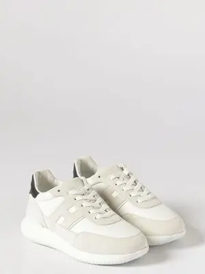 Hogan Interactive³ Suede And Leather Sneakers - White