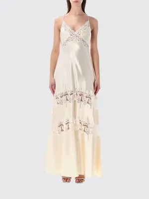 Alberta Ferretti Lace Detailed Dress