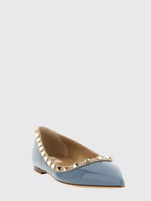 Valentino Garavani Studded Ballet Flats - Grey