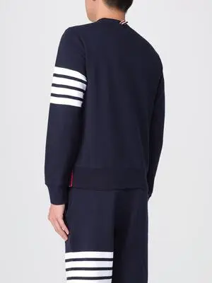 Thom Browne Crew Neck Sweatshirt - Blue