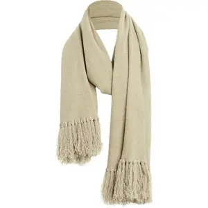 FAVORITE DAUGHTER The Fringe Lightweight Scarf - Oatmeal