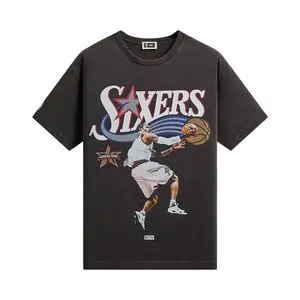 Kith For Nba Allen Iverson Vintage Tee - Black