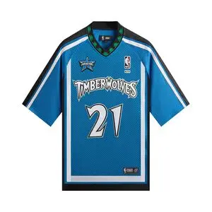 Kith For Nba All-star Minnesota Timberwolves Leon Shirt - Blue